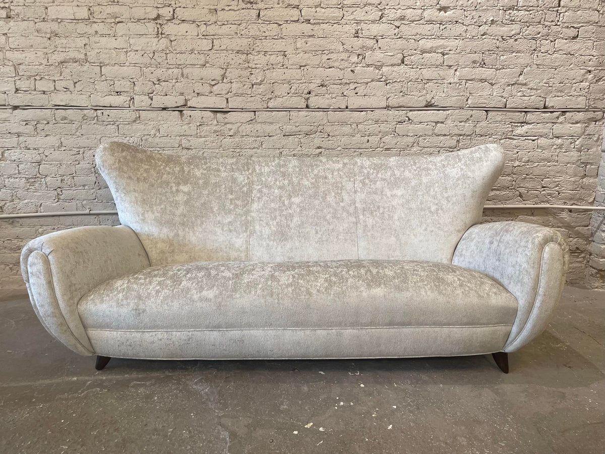 1960s Vintage Curved Sofa