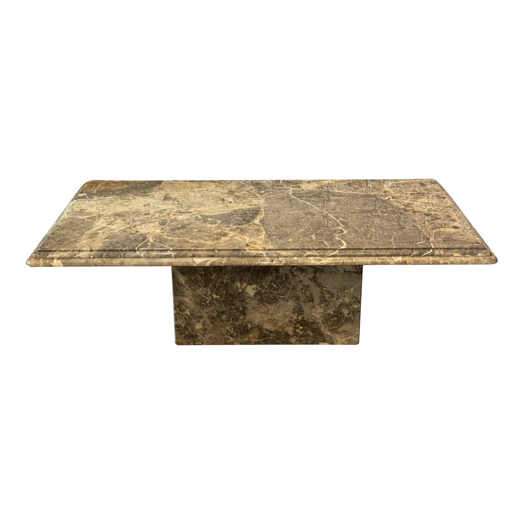 1980s Postmodern Vintage Emperado Marble Coffee Table – Curated by SG